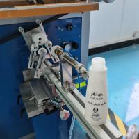 China SF-400 Semi-Automatic Screen Printing Machine for Plastic Bottles - 350x250mm Print Area, 20pcs/min Speed for sale