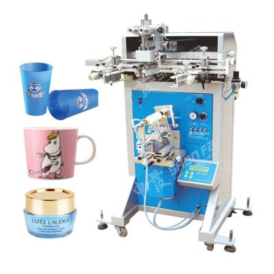 China SF-250/A Semi-Automatic Screen Printer for Cups and Bottles - 36pcs/min Speed, φ70mm × 180mm Print Size for sale