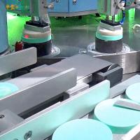 China Full Automatic Screen Printing Machine Hot Stamping Machinary For Cosmetic Box Chemical Container for sale