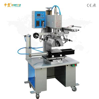 China SF-2B Semi Automatic Foil Hot Stamping Machine for Glass Bottles - 220x180mm Area, 15pcs/min Speed for sale