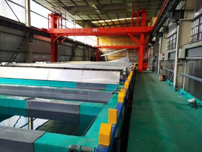 China 80 Tons/Month Semi-Automatic Hard Anodizing Line for Black Anodized Aluminum Parts for sale