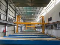 China Horizontal Anodizing Line for Kitchen Cabinet Edge Profiles with Sulfuric Acid Anodizing Fine Sandblasting and Light Luxury Colors for sale