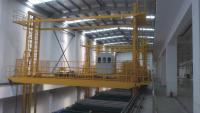 China Automated Vertical Anodizing Line with Manual Racking System - 2000T/Month Capacity, 6500mm Profile Length, 10-12µm Film Thickness for sale