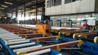 China 1450T Aluminum Extrusion Handling System with 60T Stretcher Machine and 500mm Finishing Saw for Industrial Manufacturing for sale