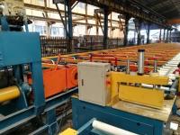 China 1000T Aluminum Extrusion Handling System with 60T Stretcher, 32m Processing Line, and Automated Cutting for sale