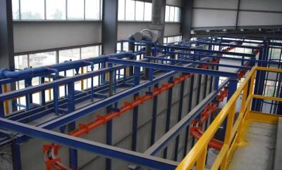 China Horizontal Automatic Powder Coating Line Equipment 380V with 600T/Month Capacity and 95% Recovery Rate for sale