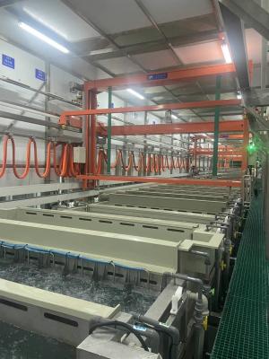 China 2,200 Tons/Month PLC-Controlled Aluminum Anodizing Production Line for Type II & III Surface Treatment for sale