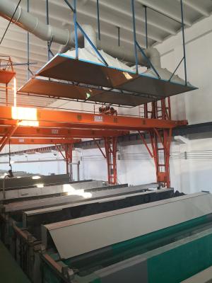 China 2000T/M Capacity Semi-Automatic Vertical Anodizing Line for Customizable Aluminum Profile Surface Finish for sale