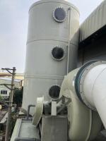 China 600mm Diameter Custom Exhaust Pipe System with Cyclone Plate Tower Purification for Acid and Alkali Fog Treatment for sale