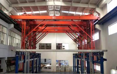 China CDEY Aluminum Bridge Crane for Profile Treatment - 1.0t+1.0t Capacity for 8m-20m Workshop Width for sale