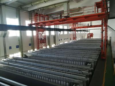 China 1000 Ton Manual Anodizing Production Line for Aluminum Profiles - 10-12µm Coating, 6500mm Length for sale