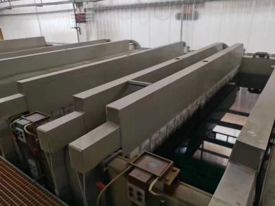 China Horizontal Anodizing Line 450T/Month Capacity with 6500mm Max Profile Length and 10-12µm Film Thickness for sale