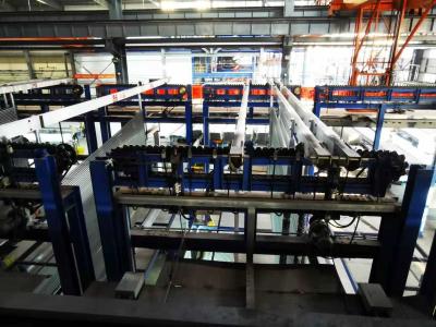 China 220V 50Hz Automated Anodizing Line with 12500mm Max Profile Length and 4000T Monthly Capacity for sale