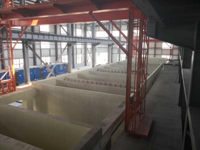 China 3000 Ton Automated Anodizing Line for Aluminum Alloy Profiles - 6500mm Length, 9-12µm Coating for sale