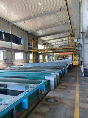 China 2500T/Month Horizontal Automatic Anodizing Line for Aluminum Profiles - 6500mm Length, 10-12µm Coating for sale