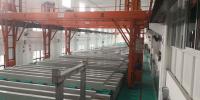 China Horizontal Automated Anodizing Line Equipment 1500T/Month Output with 6500mm Profile Length and 10-12µm Film Thickness for sale