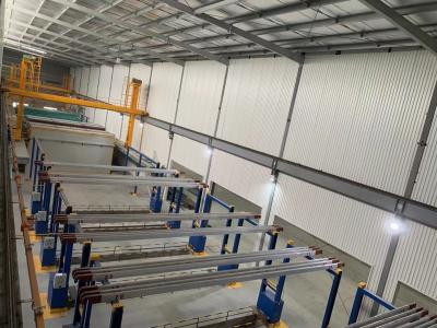 China 1000T/Month Horizontal Anodizing Line Equipment - Automatic/Semiautomatic Operation with 6500mm Capacity for sale