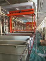 China Semi Automated Anodizing Line 600 Ton Monthly Output Horizontal U-Mode with 6500mm Profile Capacity for sale