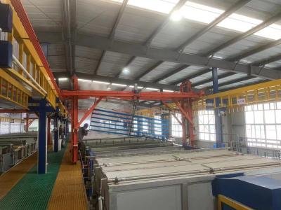 China 500 Ton Automated Anodizing Line Power Supply 3 Phase 380V 50Hz for Aluminum Profiles up to 6500mm for sale