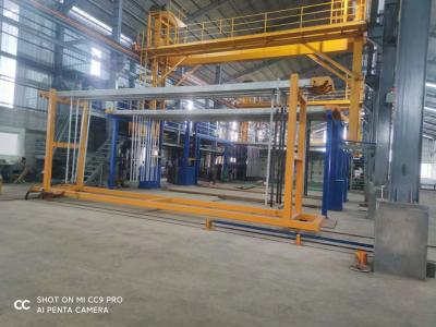 China 3000T / Month Semiautomatic Anodizing Production Line  6500mm Max Profile Length for sale