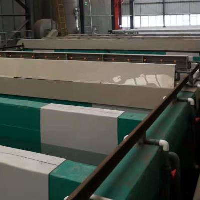 China 415v 1000 T / Month Manual Anodizing Production Line 8000*Width*3500 for sale