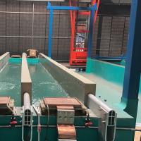China 3000T / M Semiautomatic Anodizing Production Line  8-12µm for sale