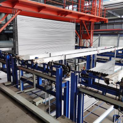 China Automated Anodizing Line for Aluminum Alloy Profiles - 6500mm Length, 9-12µm Film Thickness, 3000T Monthly Capacity for sale