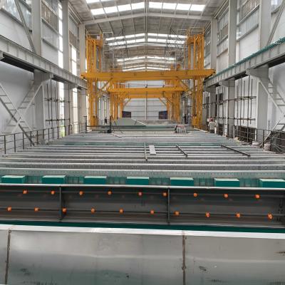 China Tanks Inside Size 8000*width*3500  Semi-automatic  Anodizing  Line for sale
