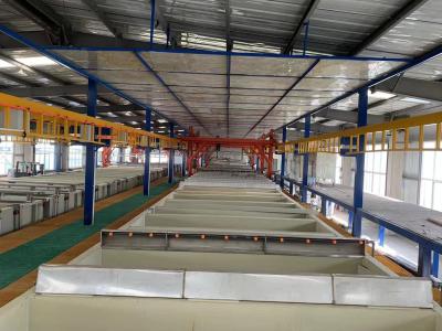 China 200~400Ton/Month Automatic Vertical Aluminum Anodizing Production  Line for sale
