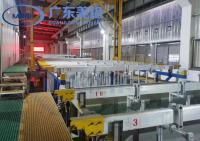 China Semi-Automatic Vertical 1000 Ton/Month Aluminum Anodizing Production Line Red / Yellow Color for sale