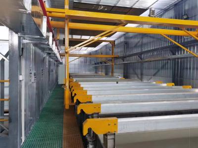 China Anodizing Production Line For Aluminium Profiles With AC 3 Phase 380v 50hz Power Supply for sale