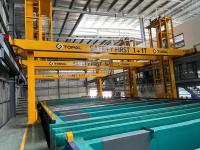 China Anodizing Production Line With Free Sulfuric Acid 180 Plusmn 30 G/l Degreasing Tank for sale