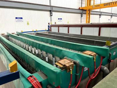 China Heating Way Steam Aluminum Customizable Anodizing Production Line with Environmentally Sustainable Design for sale