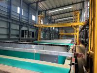 China Horizontal Anodizing Production Line 6500mm Max Profile Length | 10-12µm Film Thickness | 850+ Tons Monthly Capacity for sale