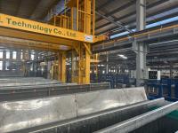 China Conveyor System Chain Conveyor Anodizing Production Line With 180 Plusmn 20g/l Free Sulfuric Acid Neutralization for sale