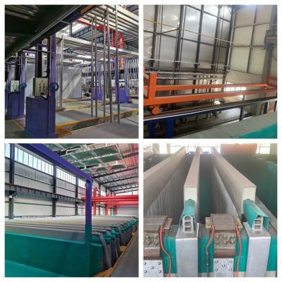 China Aluminium Profiles Anodizing Production Line 6500mm Max Profile Length for sale