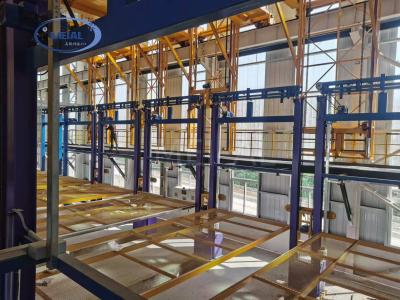 China Auto Anodizing Production Line 650T/Month Output for 6500mm Aluminum Profiles with 10-12µm Film Thickness for sale
