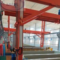 China 500T Natural Gas Anodizing Production Line with 8500MM Max Length and 350m²/T Coverage Area for sale