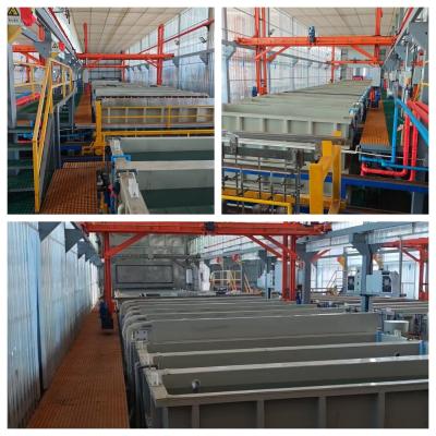 China 100–1,000 Tons/Month PLC-Controlled Turnkey Hard Anodizing Production Line for Type III Hard Anodizing for sale
