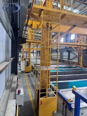 China High Capacity 100-3000T/M Anodizing Production Line for 6063 6061 7075 Aluminum Alloys with Integrated Control System for sale