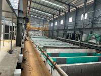 China 1000 T/month Manual Anodizing Production Line with 6500mm Max Profile Length and 8-12µm Film Thickness for sale