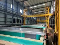 China 450T/month Output 6500mm Max Profile Length 8-12µm Anodizing Film Thickness Aluminum Profile Anodizing Production Line for sale