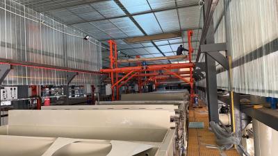 China 850T/M Capacity Aluminum Anodizing Machine with Integrated Quality Control and 8-12µm Anodizing Film Thickness for Aluminum Profile Production Line for sale