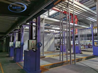 China 200T/month Capacity Anodice  Oxidation Production Line with Remote Monitoring and Control and 8-12µm Anodizing Film Thickness for sale