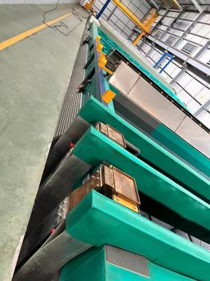 China 750T/M Capacity Horizontal Anodizing Line with 6500mm Max Profile Length and 10-12µm Film Thickness for sale