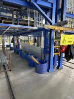 China Automatic 800T/Month Aluminum Anodizing Production Line with 6500mm Max Profile Length and 10~12µm Film Thickness Surface Treatment Equipment for sale