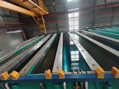 China MEI-AL 500 Tons/Month Fully Automatic PLC Control Anodizing Line Equipment with 5-25 µm Film Thickness for sale