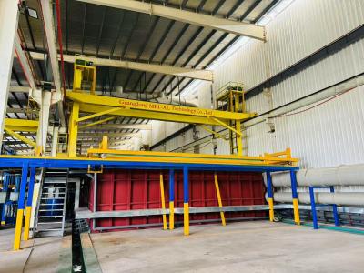 China 500 Tons/Month Fully Automatic Anodizing Production Line with 5-25 µm Film Thickness for Aluminum Profiles for sale