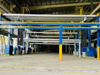 China 1000 Ton/month Manual Anodizing Production Line with 8-12µm Film Thickness and 6500mm Max Profile Length for sale