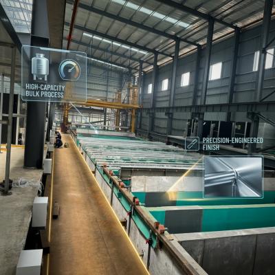 China Chemical Brightening Polishing Station Fume Extraction Hood Aluminum Surface Mirror Finish Pre-Anodizing Treatment for sale